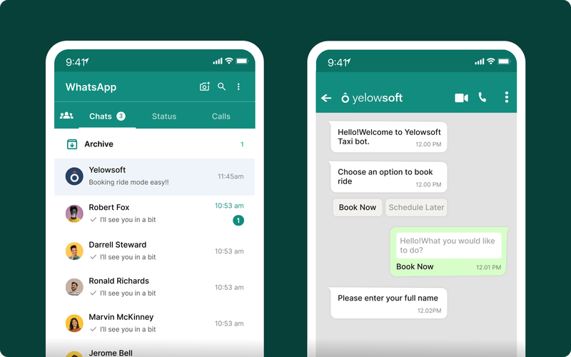 AI WhatsApp Chatbot for Taxi Booking | Peerbits