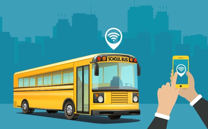 How do IoT and mobility enhance traditional School Bus tracking solutions?