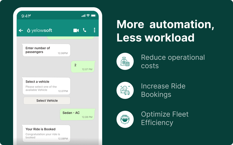 AI WhatsApp Chatbot for Taxi Booking | Peerbits