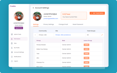 Built centralized social platform to empower community connections