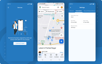 Developed an efficient mobile app for cold storage devices