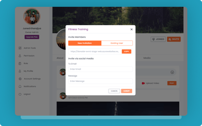 Built centralized social platform to empower community connections